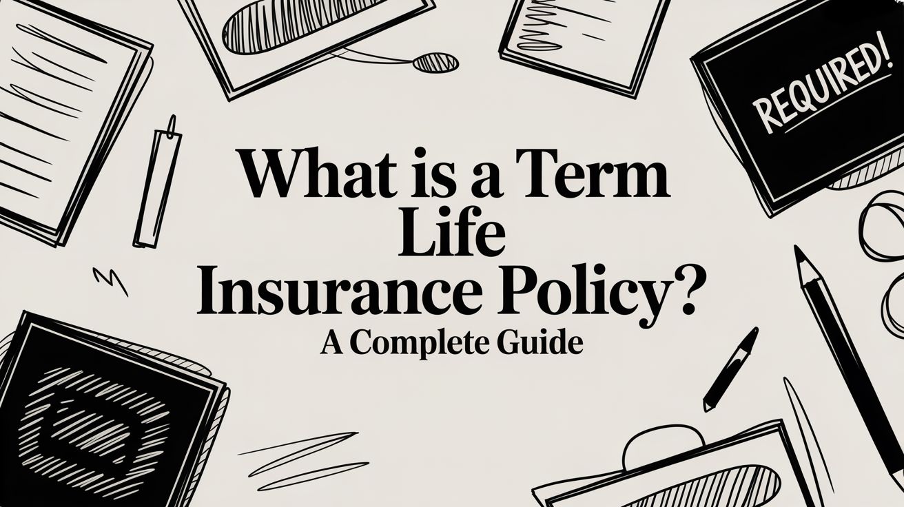 What Is a Term Life Insurance Policy? A Complete Guide – Coveredly